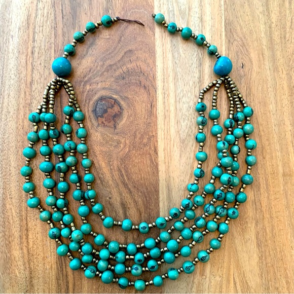 Hand Crafted | Jewelry | Lovely African Aa Layered Necklace | Poshmark